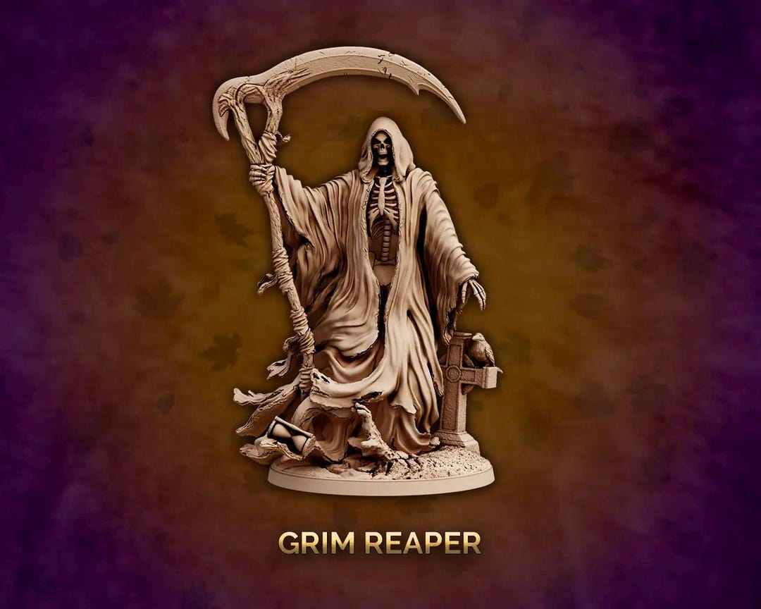 Custom 3D Printed Grim Reaper (gallows Speaker) Miniature - Etsy