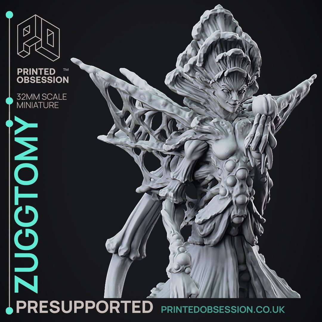 Custom 3D Printed Zuggtmoy Miniature - Etsy