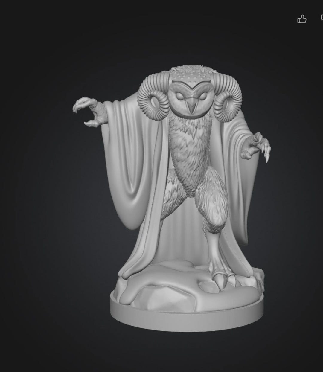 Custom 3D Printed Auril the Frostmaiden. Cold Crone Form V2 - Etsy