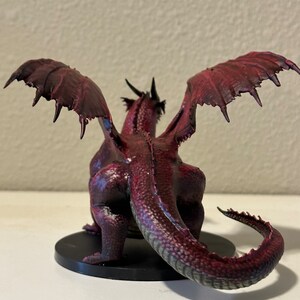 Custom 3D Printed Chonky Red Dragon "themberchaud" (module Version) - Etsy
