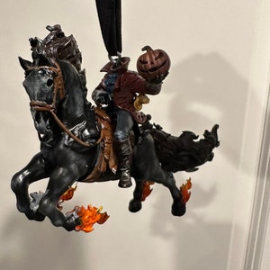 Custom 3D Printed Headless Horseman Ornament - Etsy