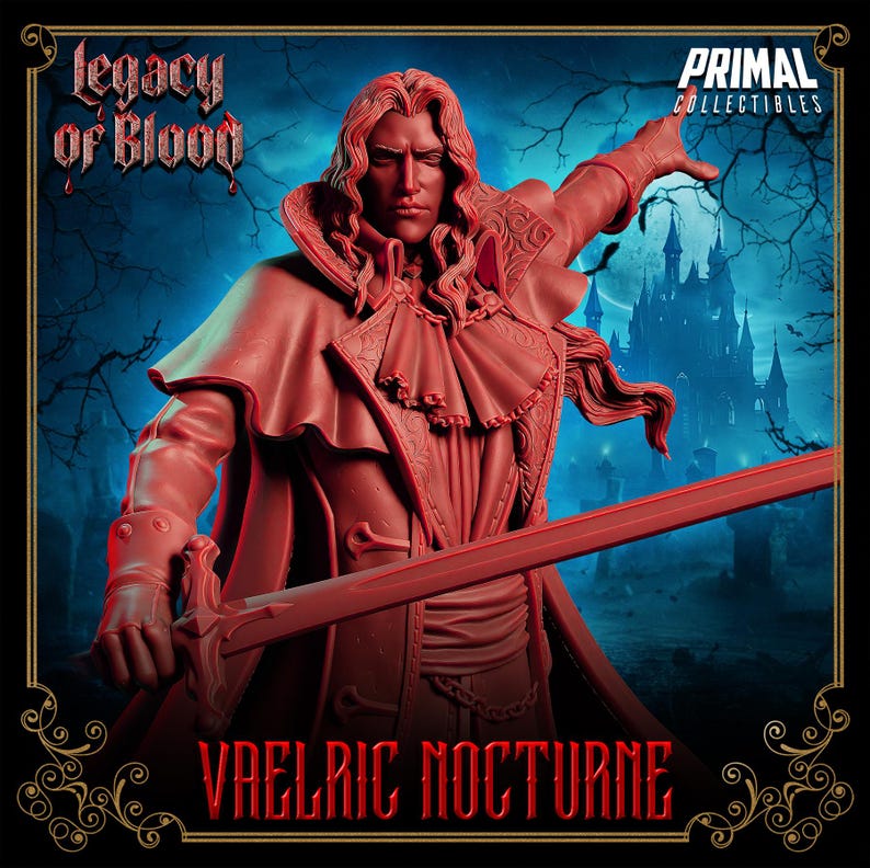 Custom 3D Printed Alucard - Etsy