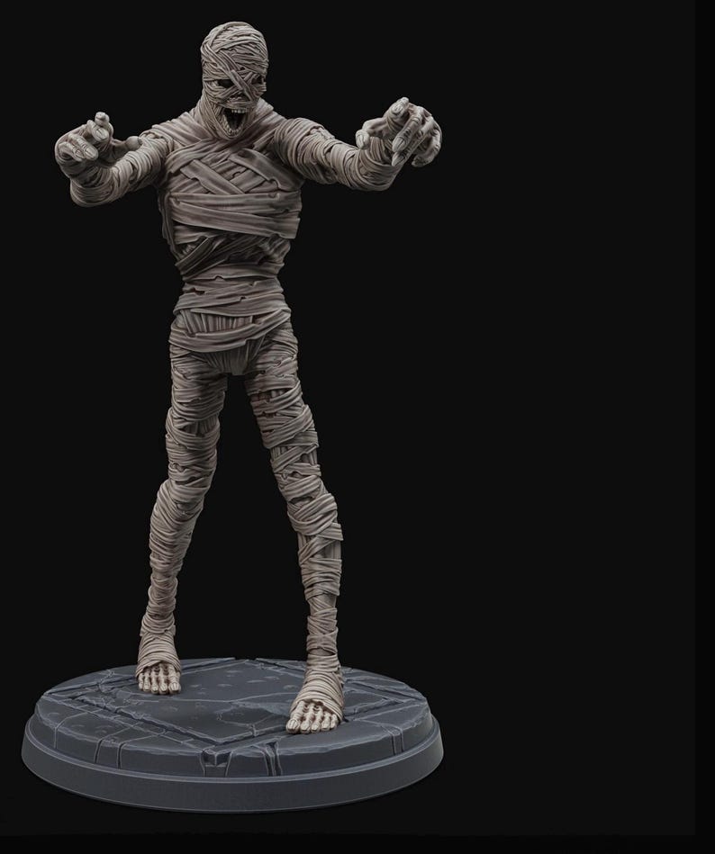 Custom 3D Printed Mummy Miniatures (set of 8) - Etsy