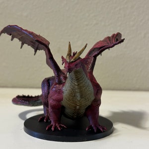 Custom 3D Printed Chonky Red Dragon "themberchaud" (module Version) - Etsy