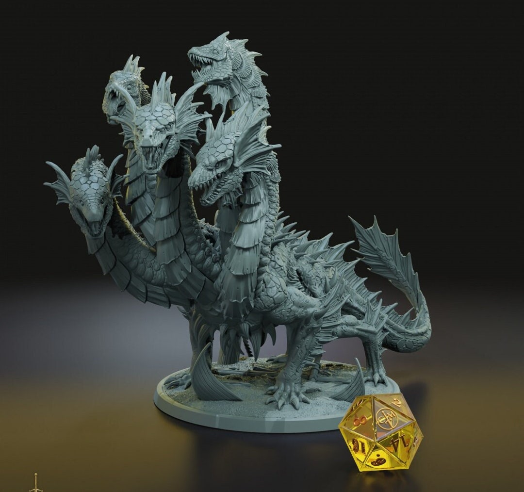 Custom 3D Printed Hydra Miniature - Etsy
