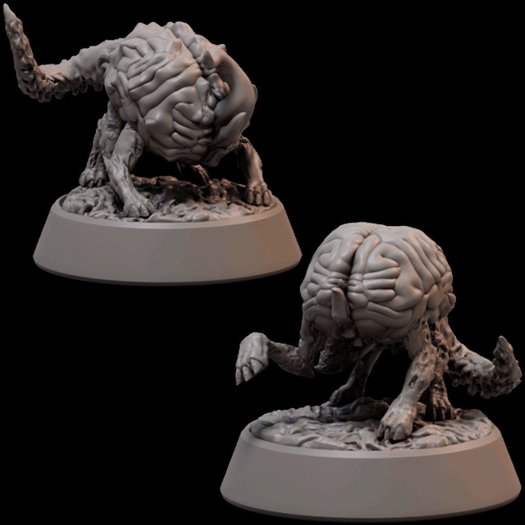 Custom 3D Intellect Devourers set of 2 - Etsy