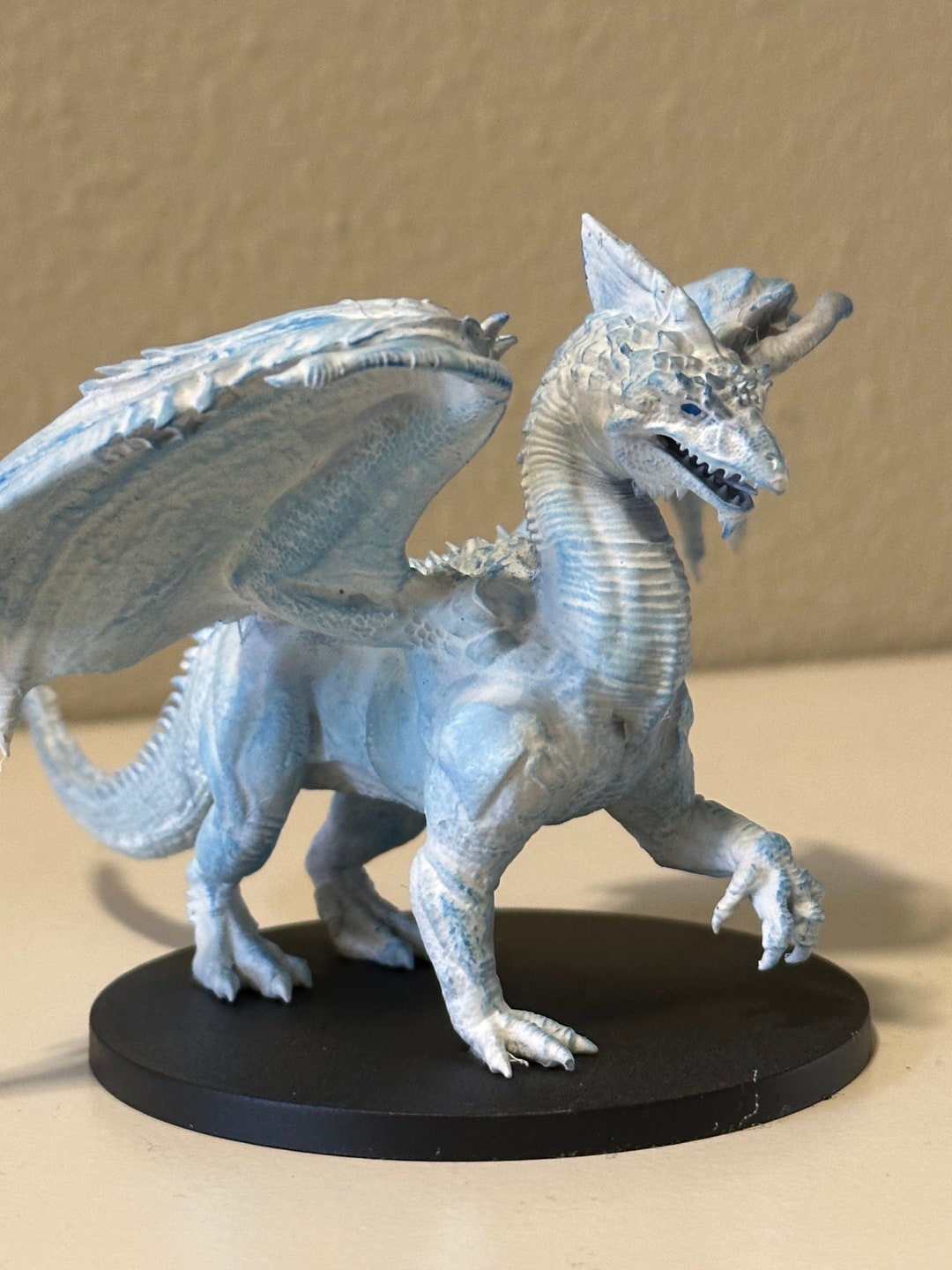 Custom 3D Printed White Dragon (young, Adult, or Ancient) - Etsy