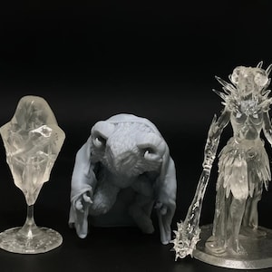 Custom 3D Printed Auril the Frostmaiden. All Three Forms - Etsy