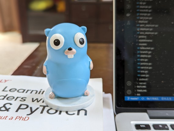 Adorable Golang Gopher Figurine Perfect Developer Gift - Etsy