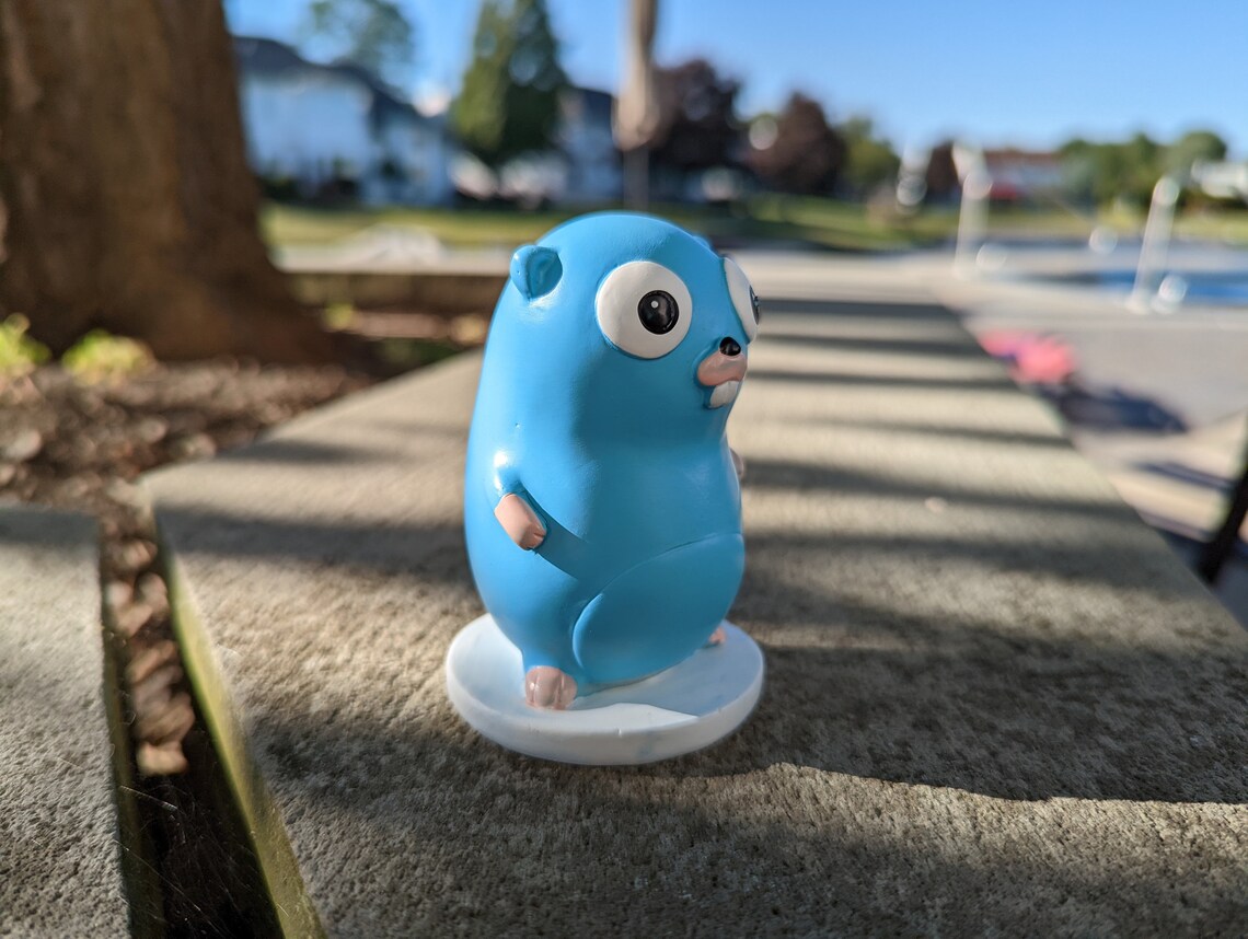 Limited Edition Golang Gopher Figurine - Go Programming Language Mascot ...
