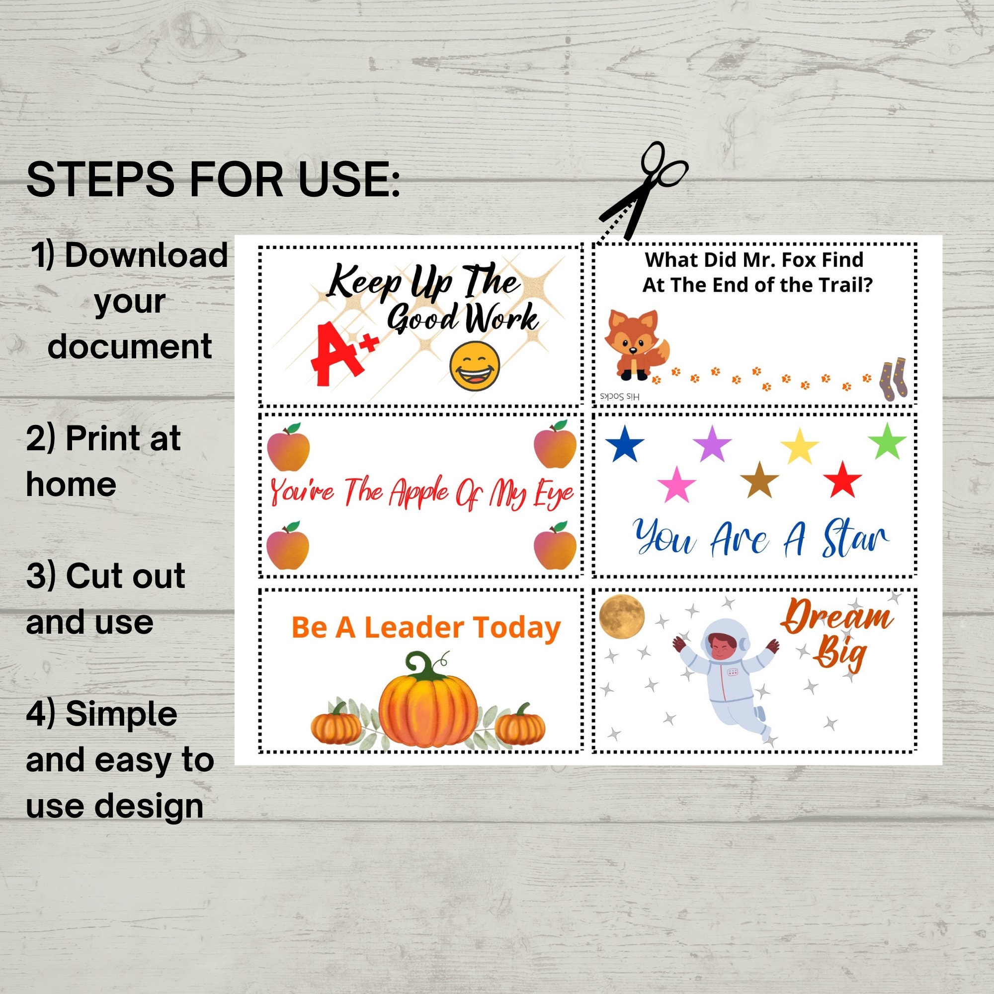 Printable Lunchbox Notes for Kids. instant Download Back to School ...