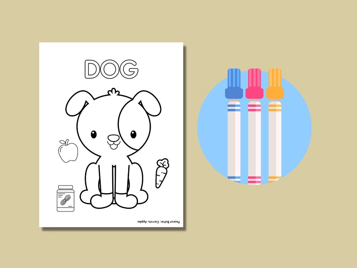 Farm Animal Coloring Pages for Kids Printable Summer - Etsy