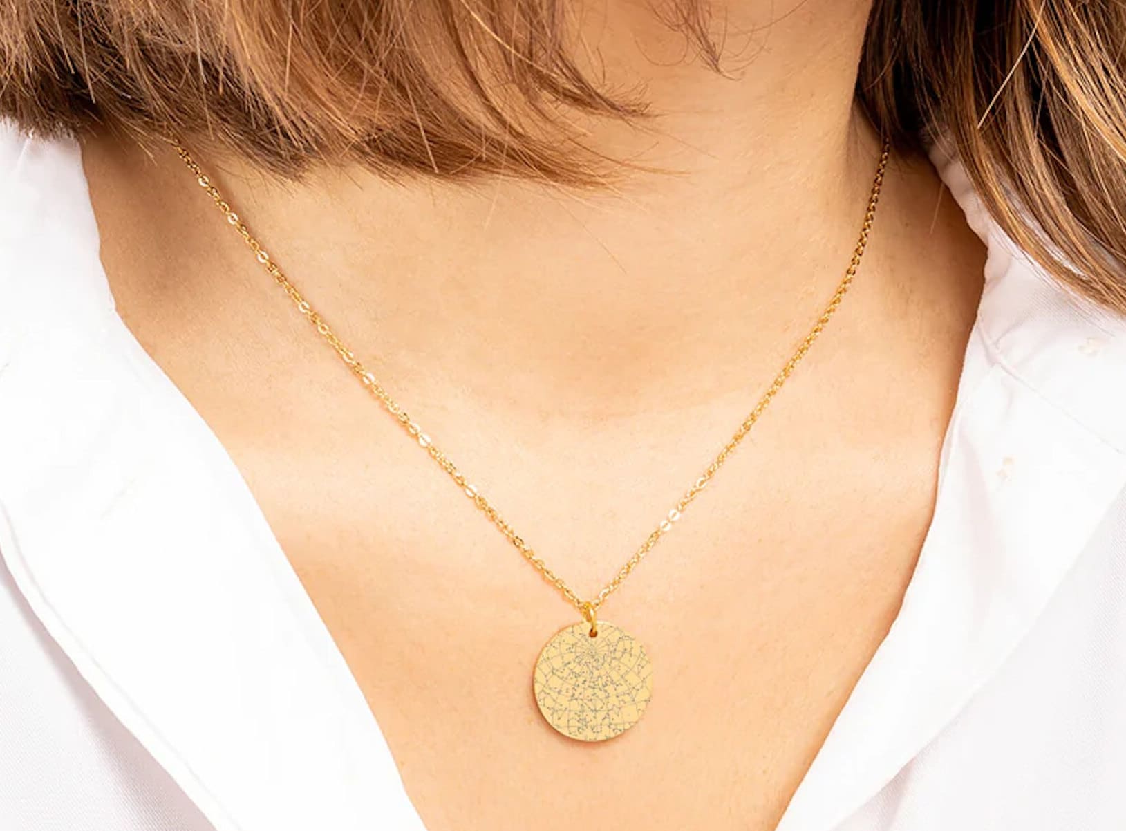 Personalized Star Map Necklace night Sky Star Map - Etsy