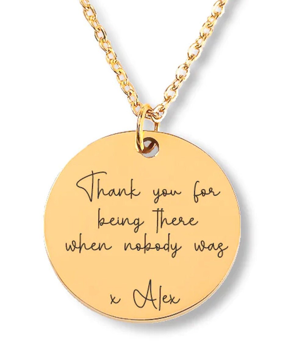 Custom Message Necklace,personalized Quotes Necklace,personalized ...