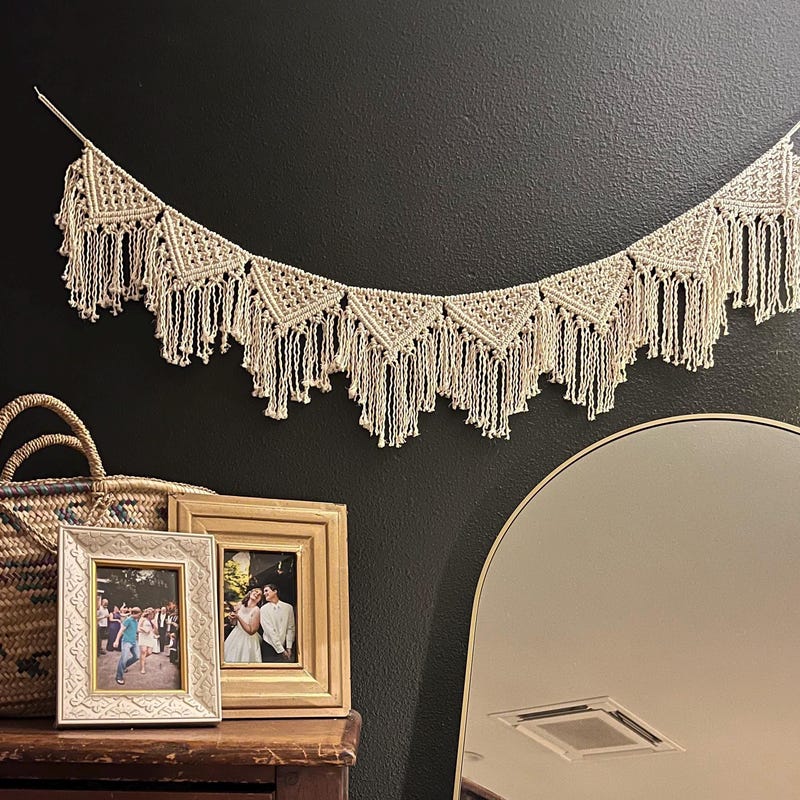Macrame Banner - Etsy