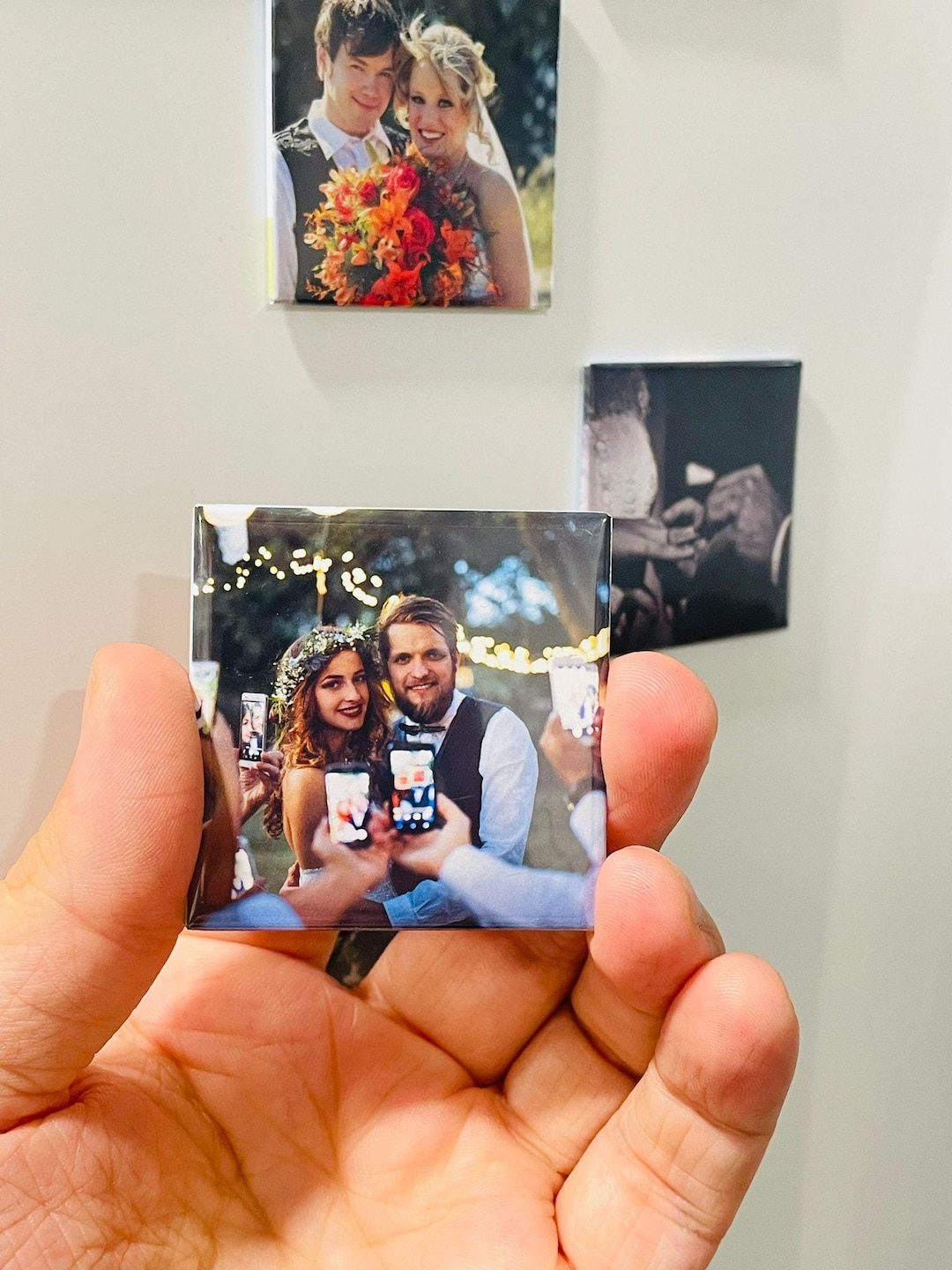 Personalized Photo Magnets, Custom Photo Print, Gift for Couples ...