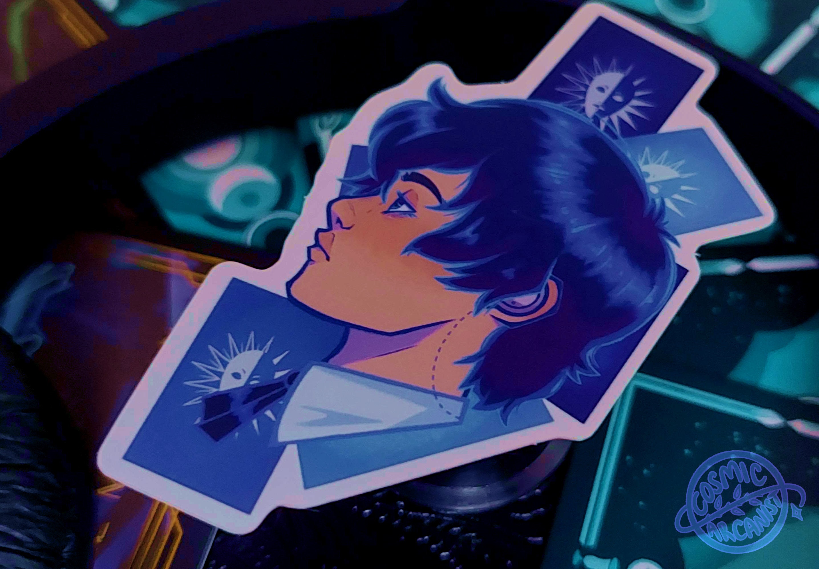 Persona 3 Protagonist Mirrored Sticker - Etsy