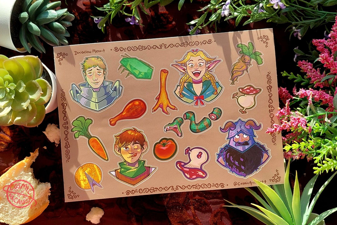 Dungeon Meshi Sticker Sheet - Etsy