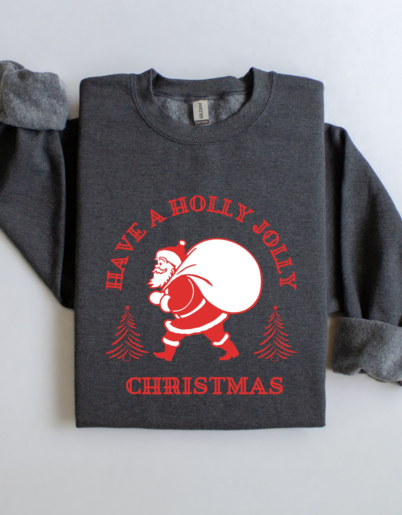 Vintage Retro Santa Sweatshirt Festive Holiday Jumper Santa - Etsy