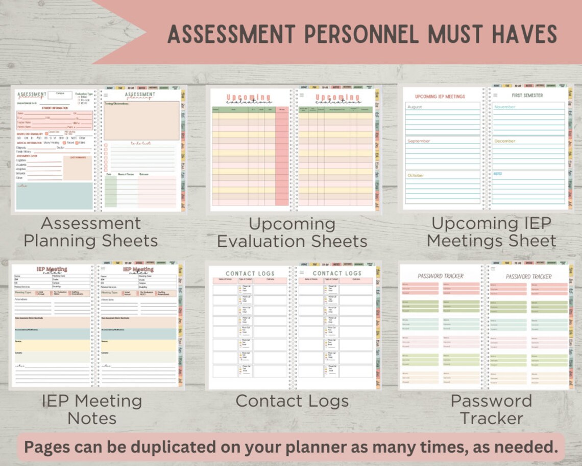 Assessment (aesthetic) Academic Digital Planner 2023-2024 ...