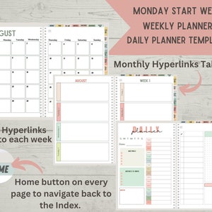 Assessment (aesthetic) Academic Digital Planner 2023-2024 ...