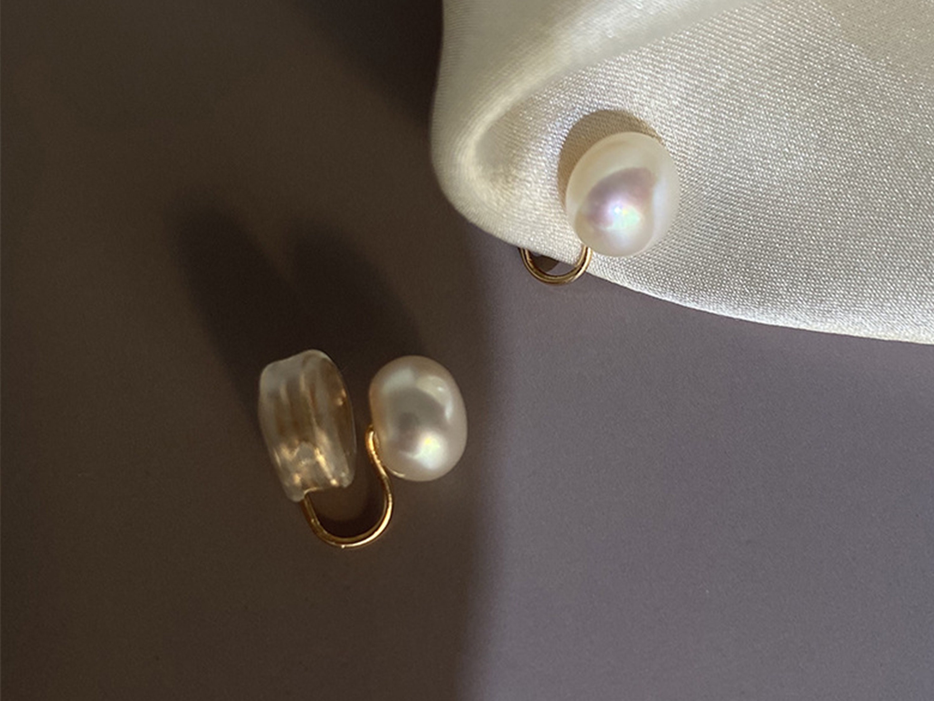 Pearl Clip on Earrings Clip on Studs Wedding Earrings - Etsy