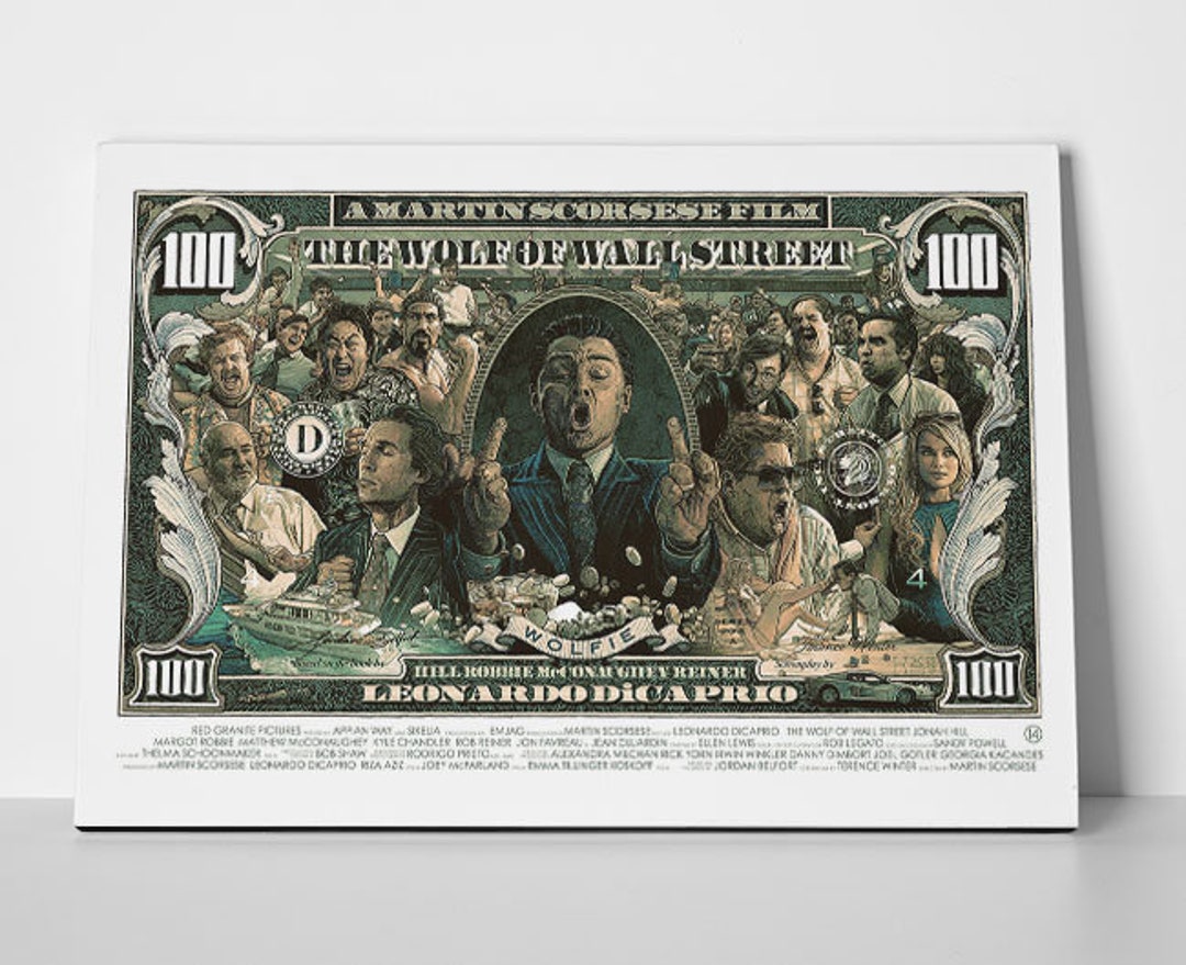 The Wolf of Wall Street Poster or Canvas - Etsy