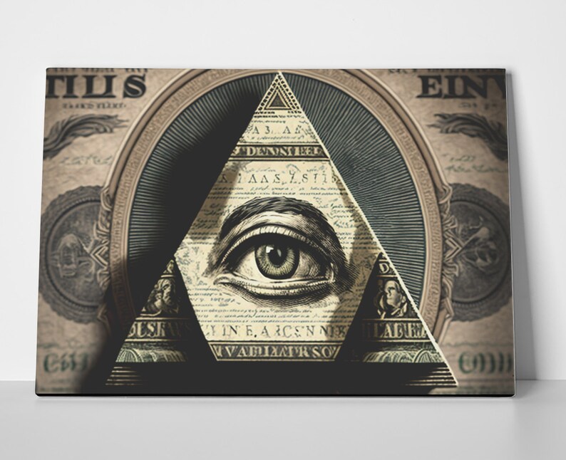Illuminati Money Poster or Canvas - Etsy