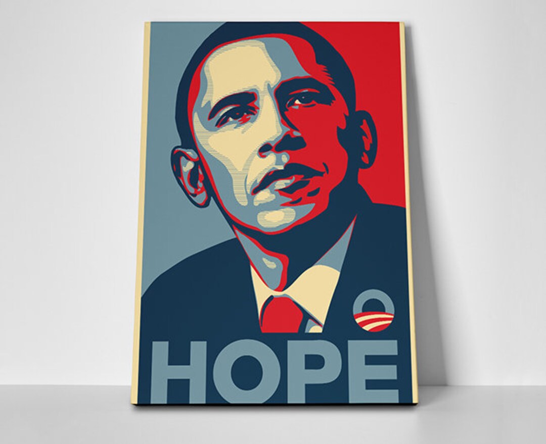 Barack Obama Hope Poster or Canvas - Etsy