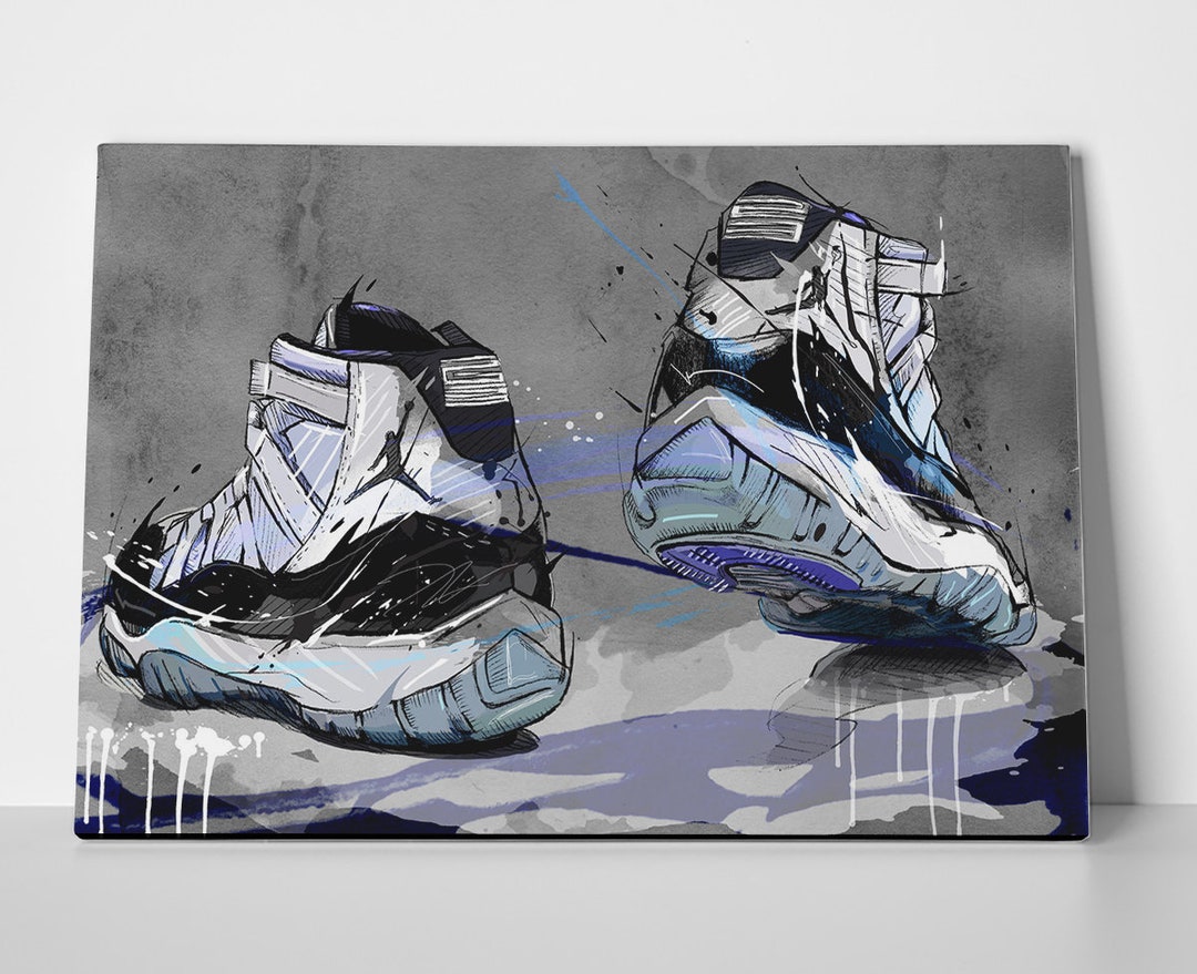 Michael Jordan Air Jordans Poster or Canvas - Etsy