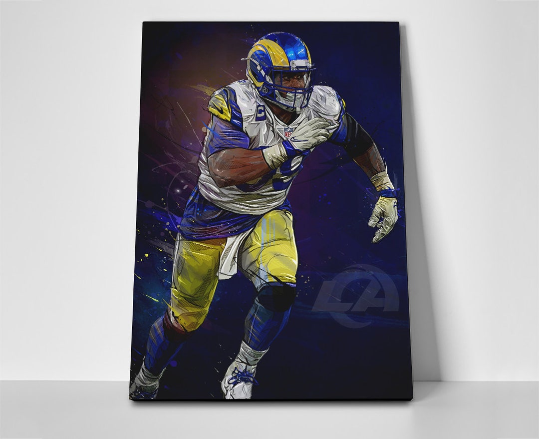Aaron Donald Rams Poster or Canvas - Etsy