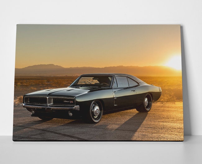 1969 Dodge Charger Poster or Canvas - Etsy