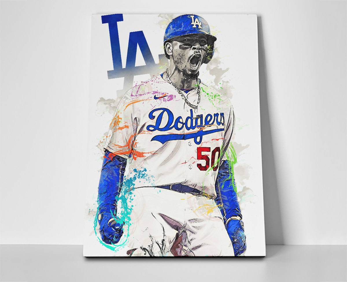 Mookie Betts Dodgers Poster or Canvas - Etsy