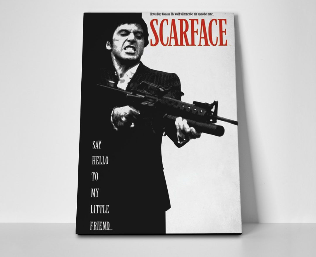 Scarface Movie Poster or Canvas - Etsy