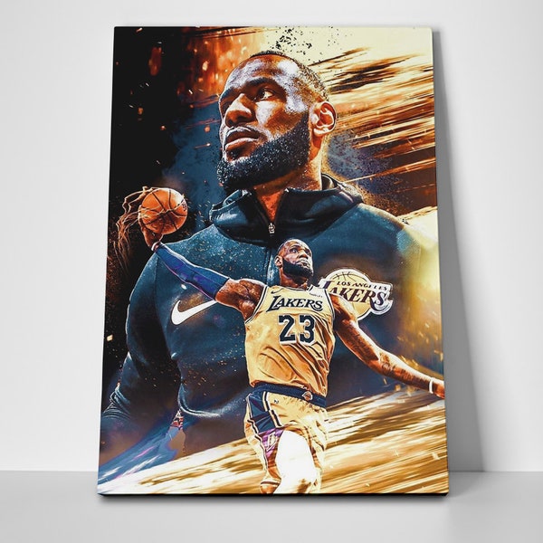 Lebron Dunk Poster - Etsy