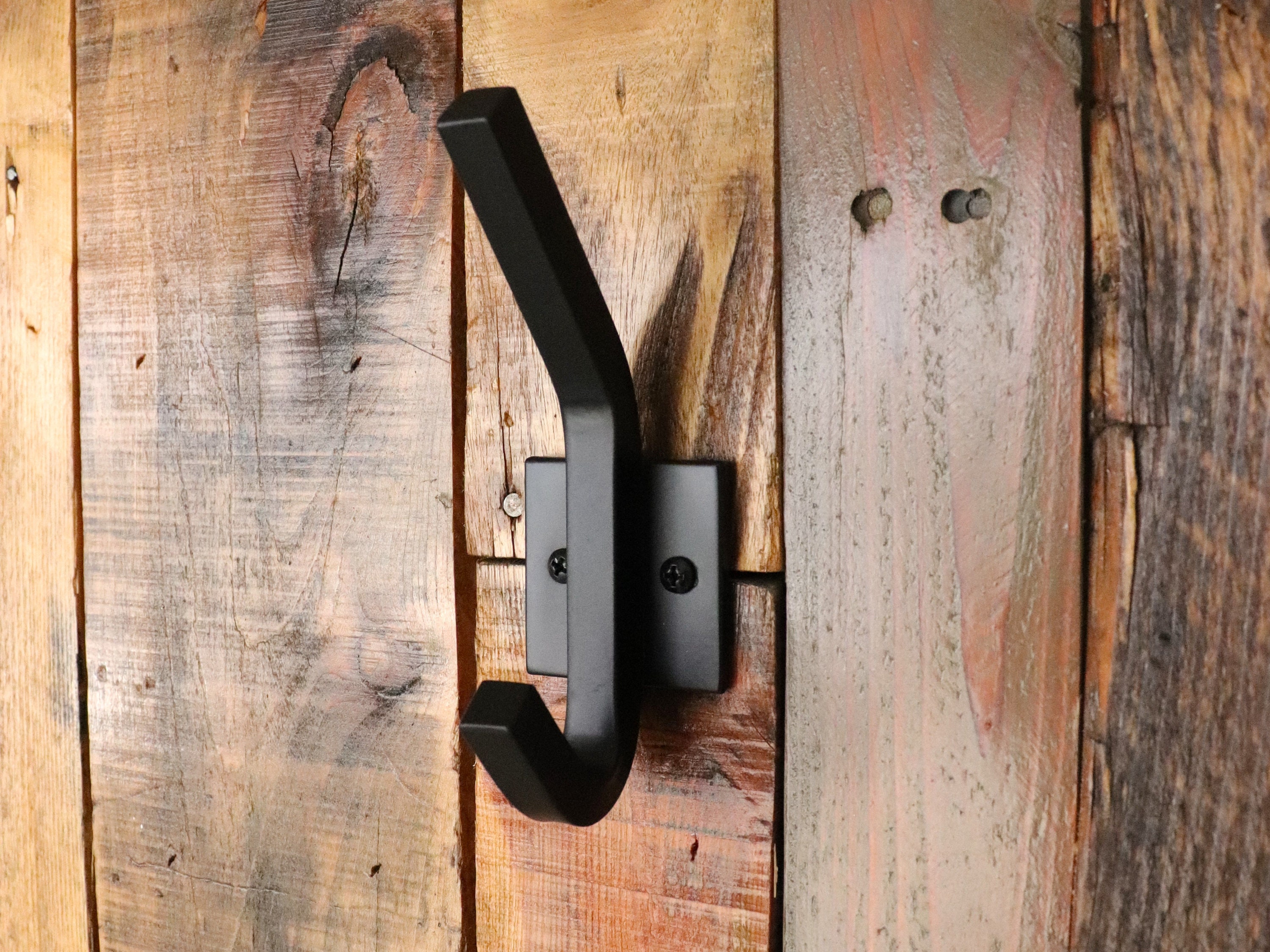 Modern Double Hook Coat Hanger, Metal Wall Hooks, Wall Mounted Hook ...