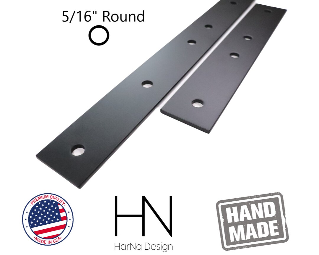 2 Flat Bar Support, Hidden Bracket, Metal Bracing, Brackets, Table ...