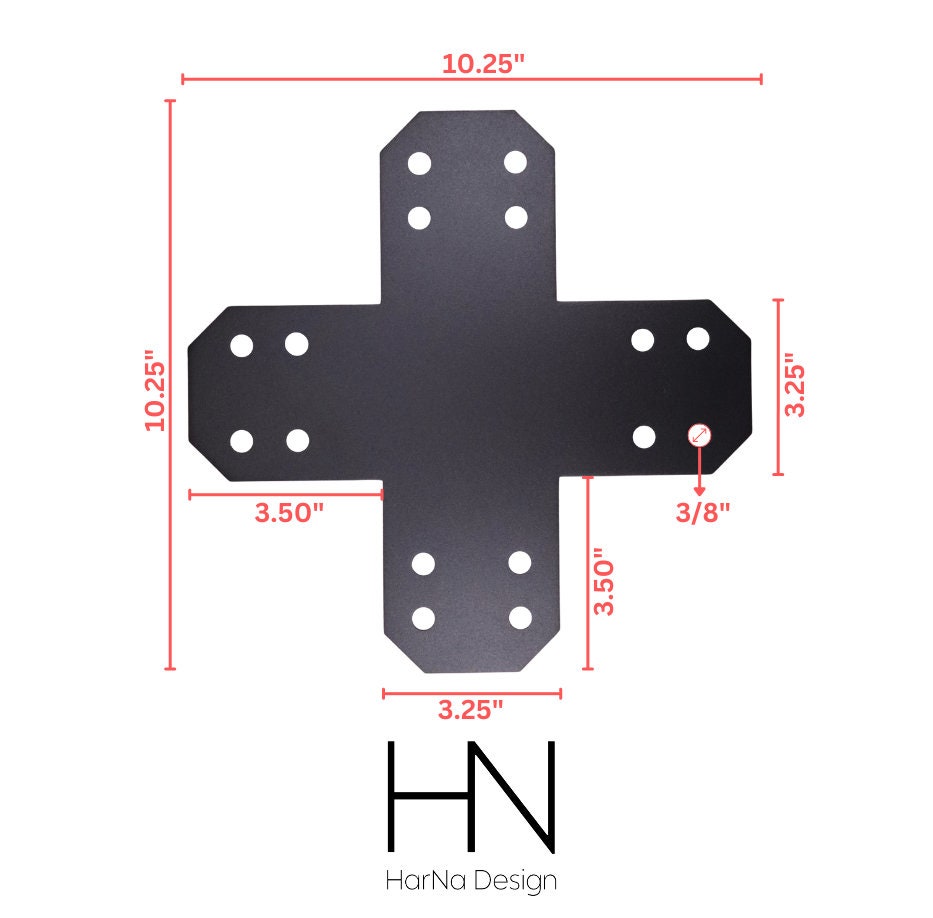 Decorative Beveled Edge Bracket for 4 Post, Structural Brackets for 4x4 ...