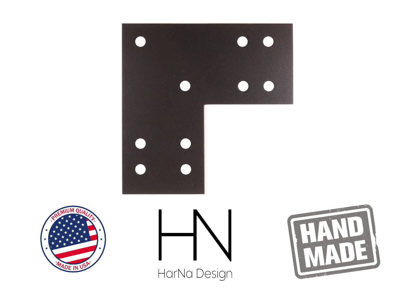 L Shaped Bracket for 4" Post, Structural L Bracket for 4x4 and 2x4 ...