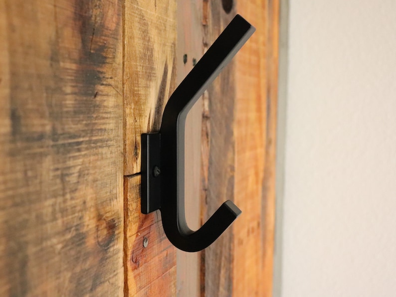 Modern Double Hook Coat Hanger, Metal Wall Hooks, Wall Mounted Hook ...