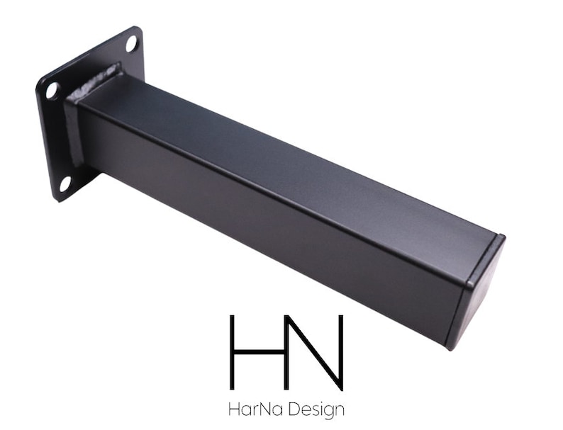 Steel Table Leg 3x3 Single Post Mid Century Modern Coffee Table Bench ...