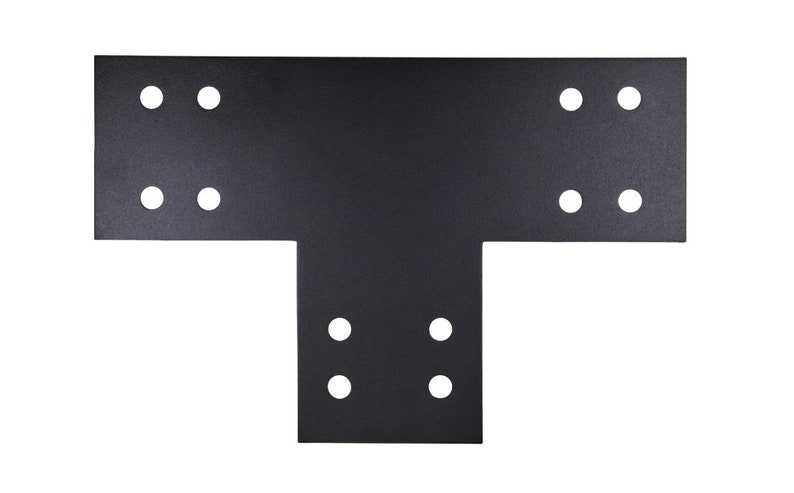 T Shaped Bracket for 4" Post, Structural T Bracket for 4x4 & 2x4, Steel ...