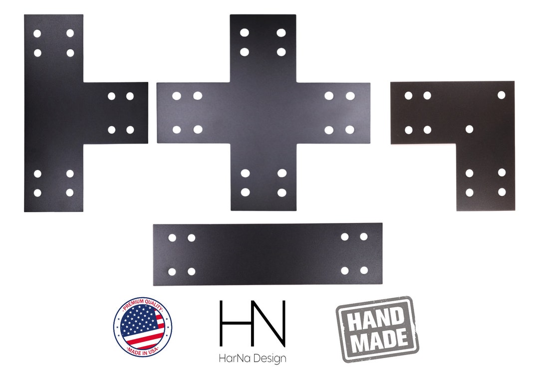 Minimalist Bracket for 4" Post, Structural Brackets for 4x4, Steel ...