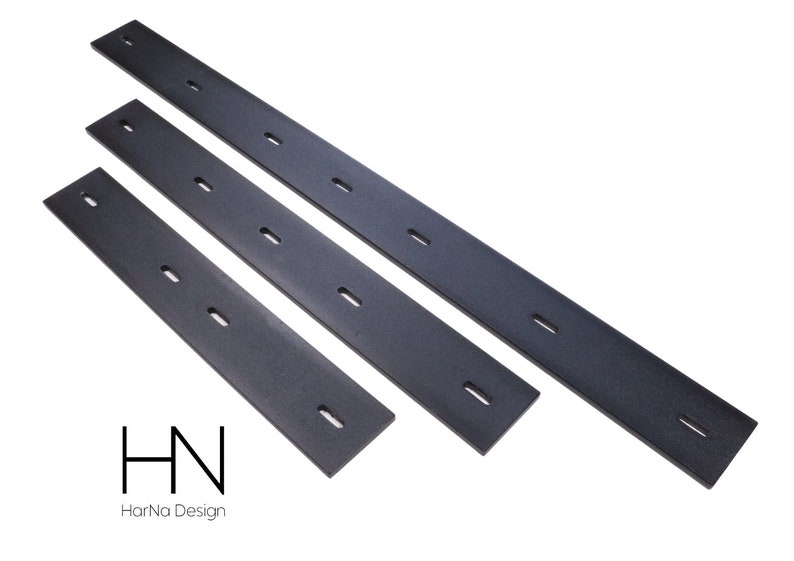 Flat Bar Support Bracing, Hidden Bracket, Metal Bracing, Live Edge Wood ...