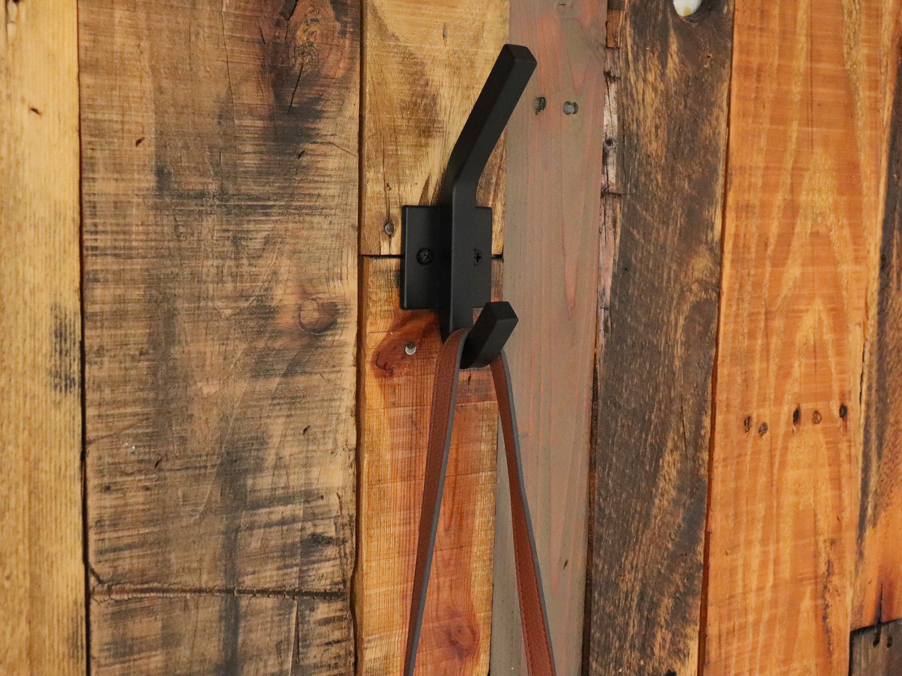 Modern Double Hook Coat Hanger, Metal Wall Hooks, Wall Mounted Hook ...