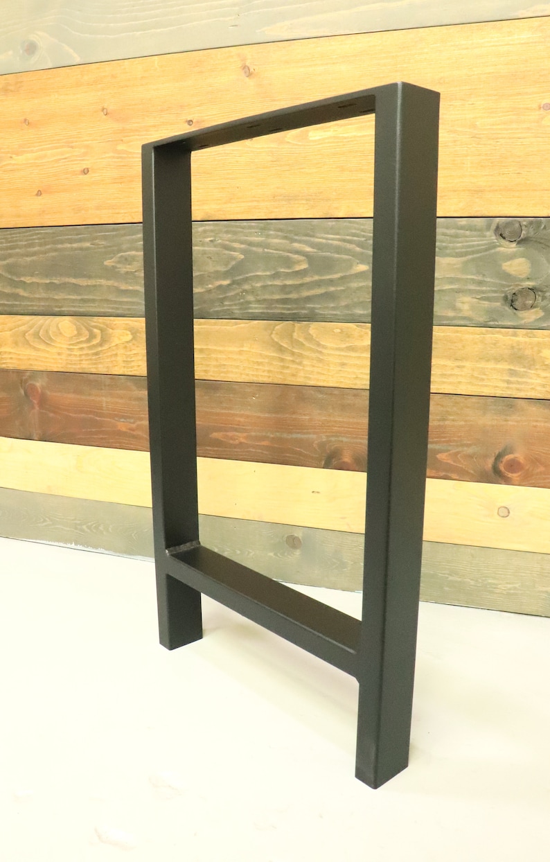 Steel Table Leg 2x1 H Shaped Mid Century Modern Industrial Table Leg ...
