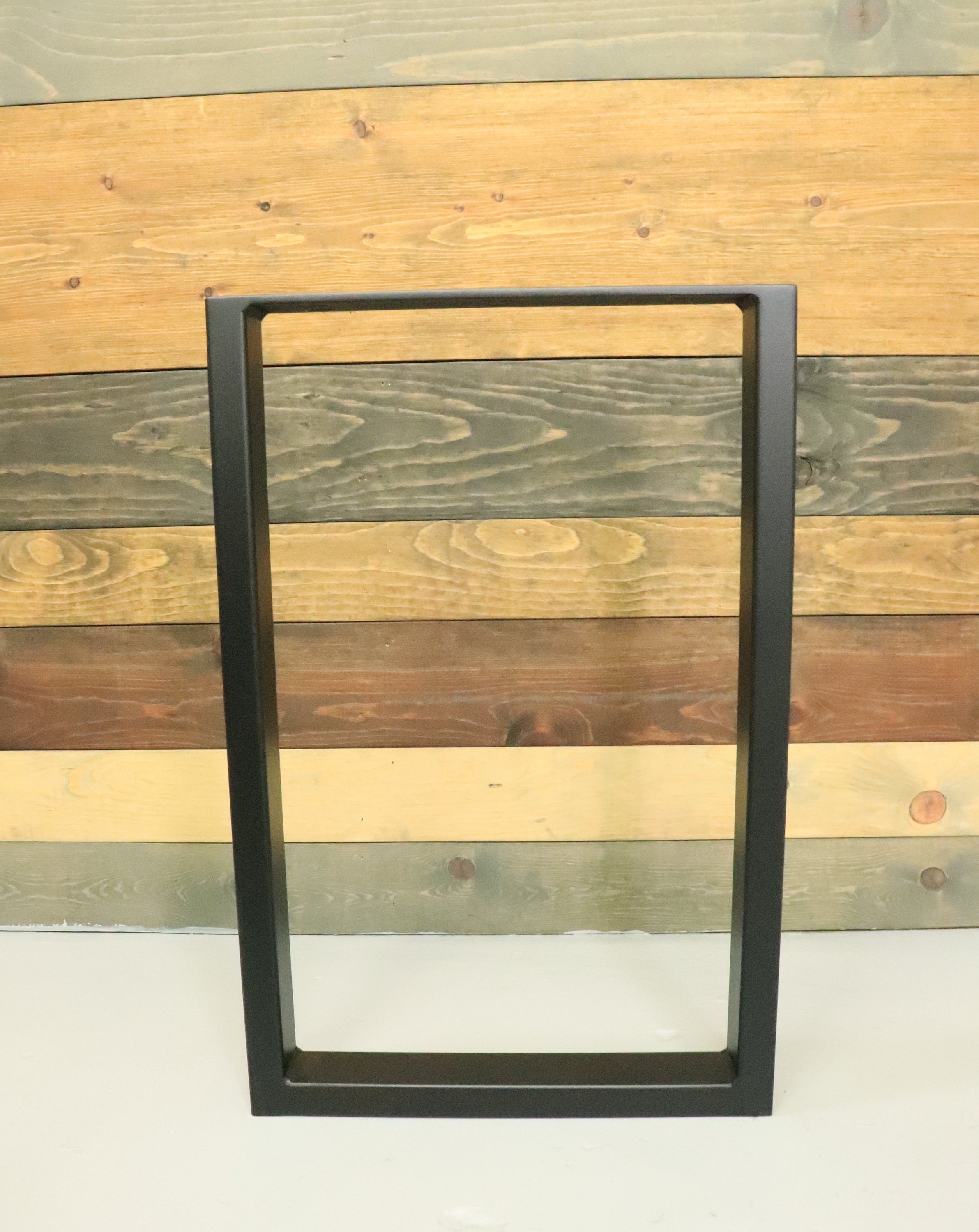 Steel Table Leg | 2x1 U Shaped | Mid Century Modern | Industrial Table ...