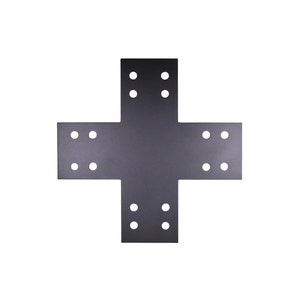 X Shaped Bracket for 4" Post, Structural X Bracket for 4x4 & 2x4, Steel ...