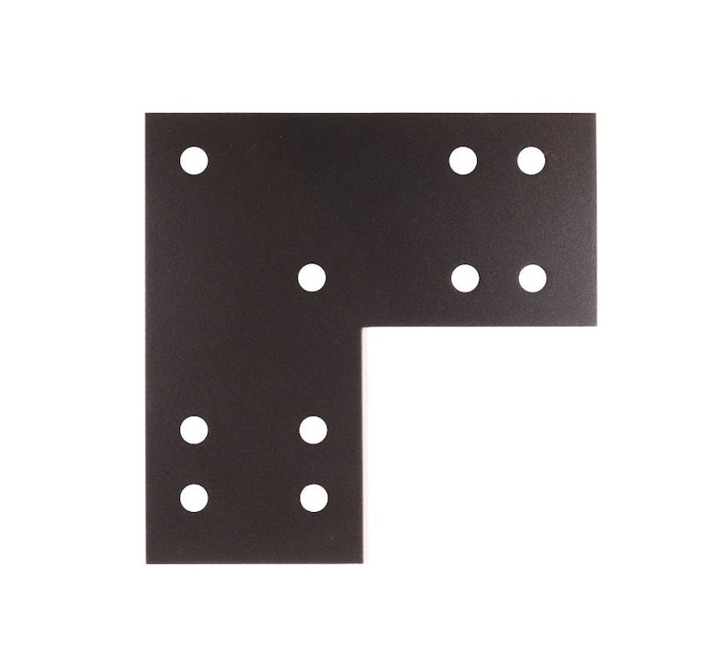 Minimalist Bracket for 4" Post, Structural Brackets for 4x4, Steel ...