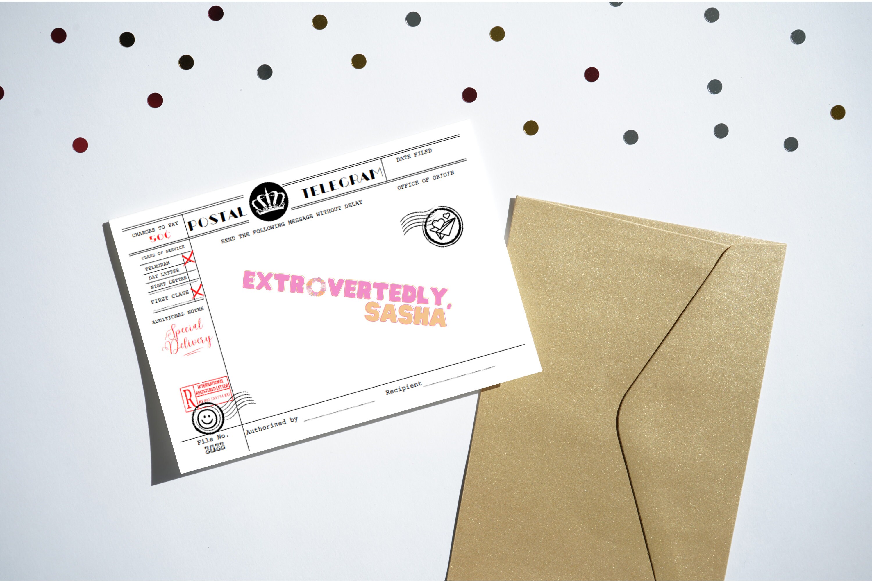 TELEGRAM Beautiful Letter Writing, Post Card Paper Penpal Snail Mail ...